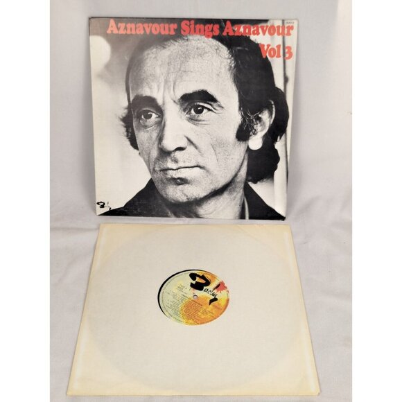 Media | Charles Aznavour Sings Aznavour Vol 3 Barclay 9019 Canada Print ...
